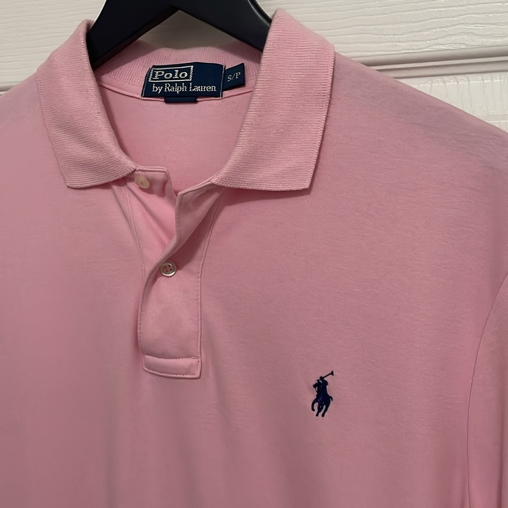 Polo Ralph Lauren Men’s Pastel Pink Polo Shirt - Gem